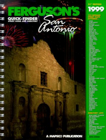 Ferguson's Quicksinder Street Map Guide and Direcotry for San Antonio ...