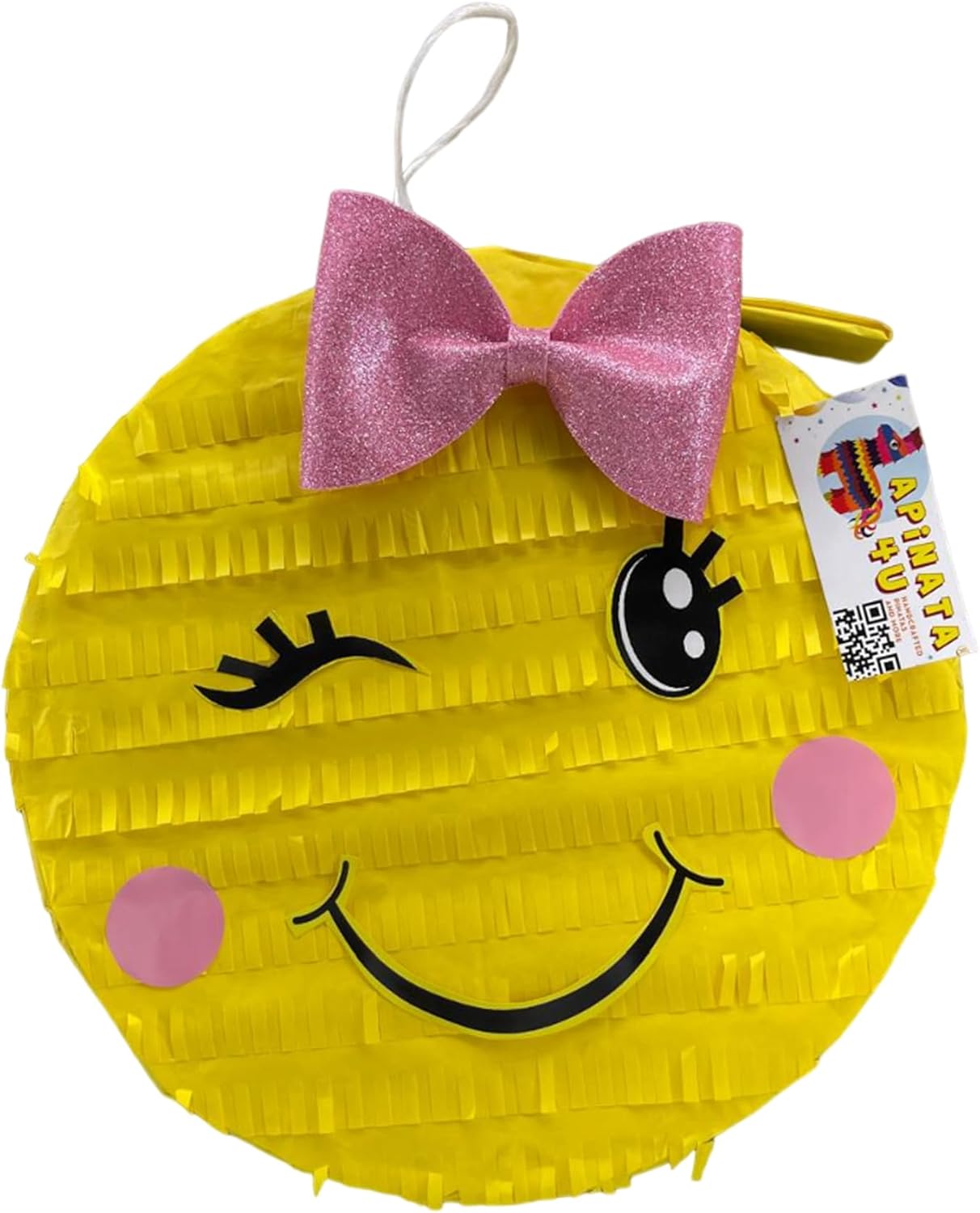 Amazon.com: APINATA4U Emoticon Pinata, Yellow Emoji Themed Party ...