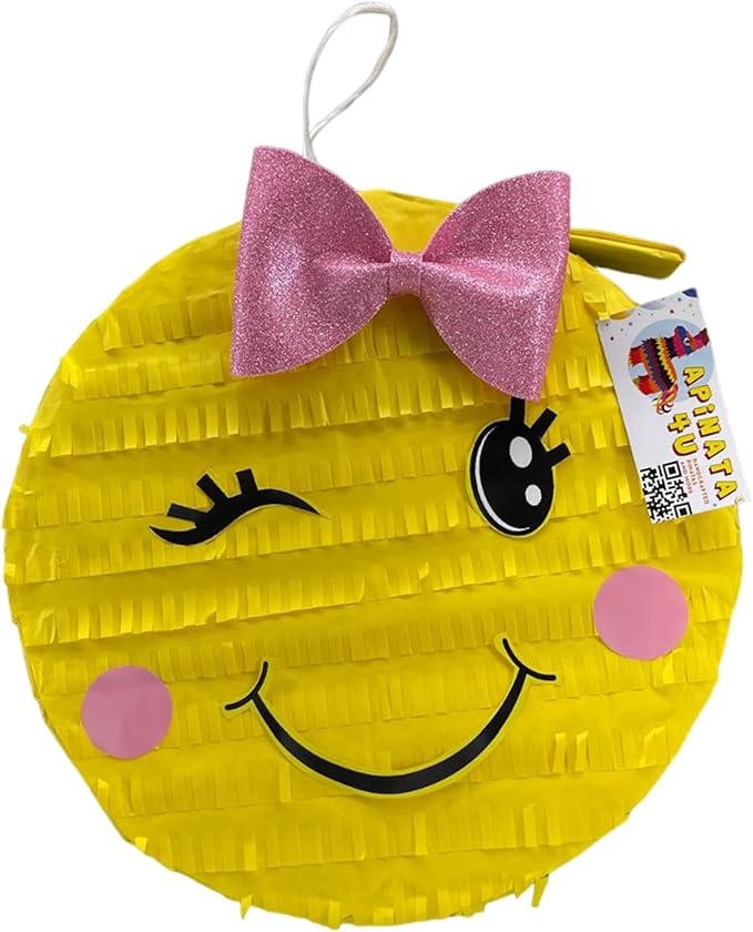 Amazon.com: APINATA4U Emoticon Pinata, Yellow Emoji Themed Party ...