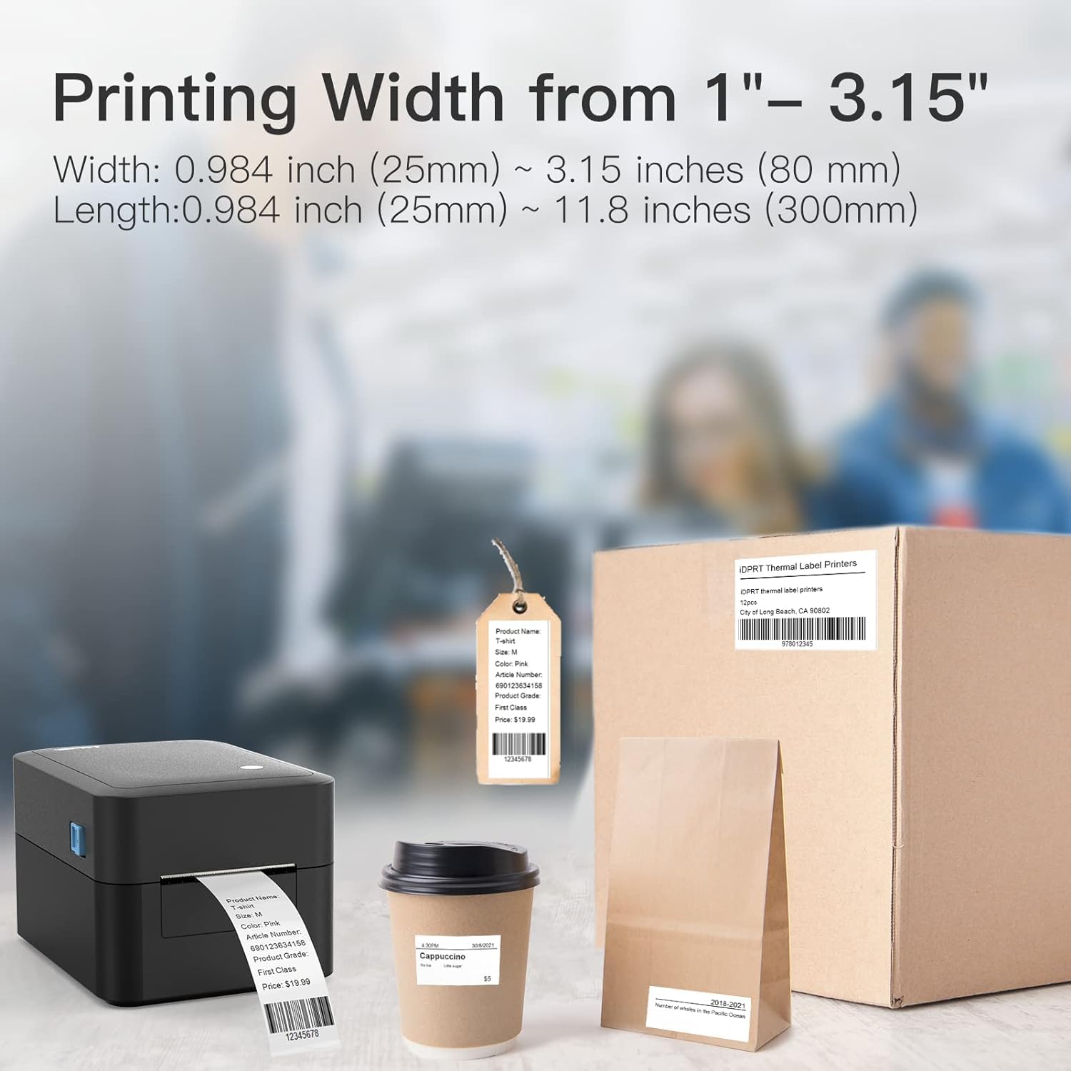 SP460BT Driver IDPRT Thermal Label Printer - Bluetooth & USB Barcode ...