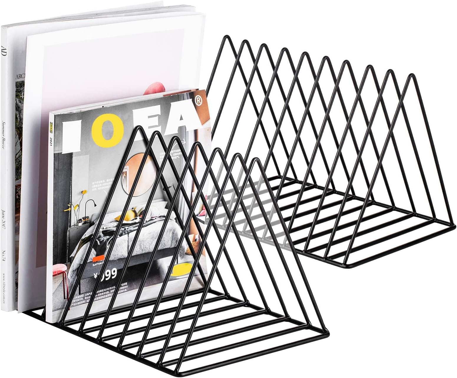 Amazon.com : XINFULL 4 Pack Triangle File Storage Holder Racks Iron ...