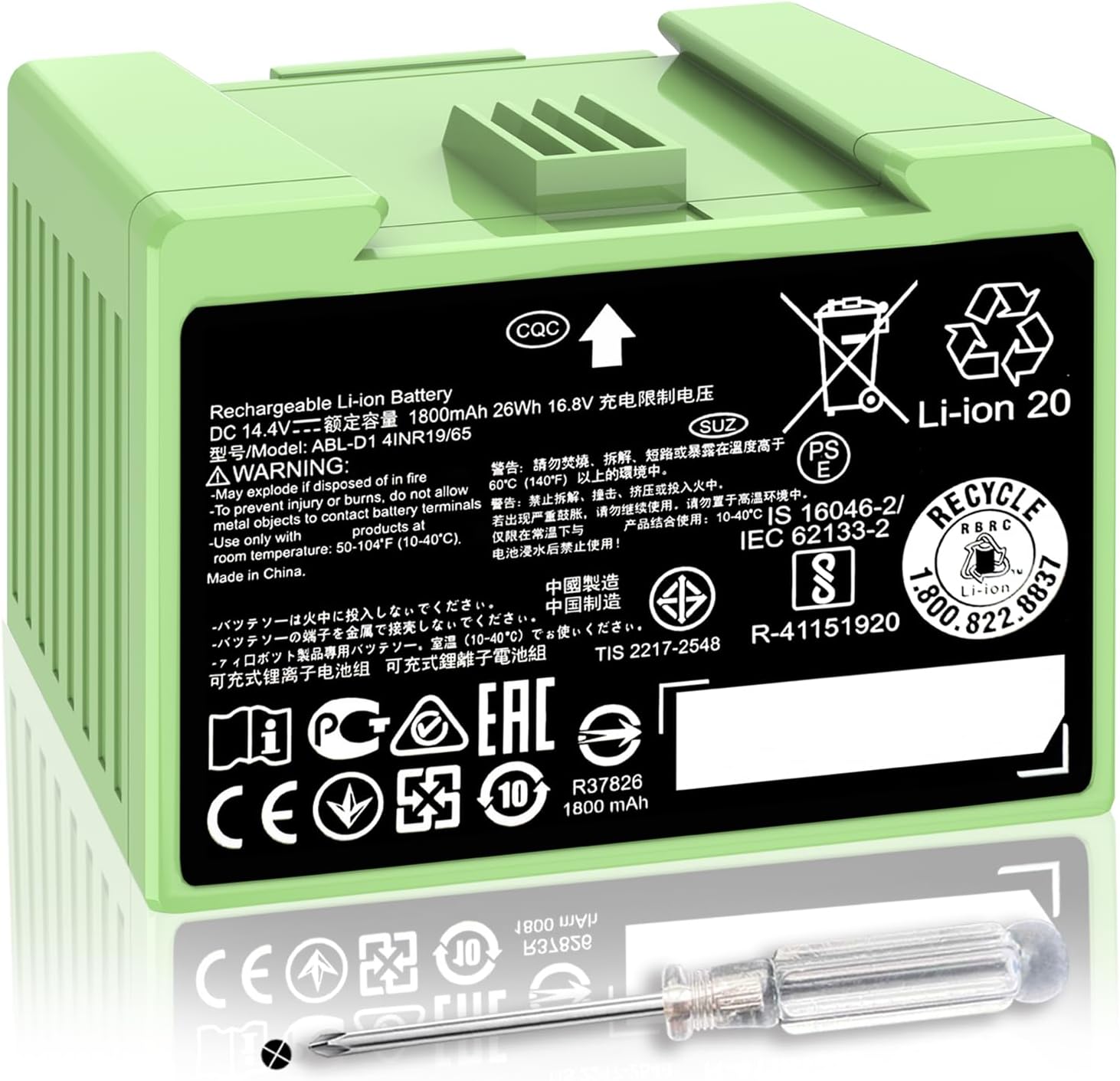 Amazon.com: ABL-D1 Battery for iRobot Roomba i3 i3+ i3 Plus i3150 i3152 ...