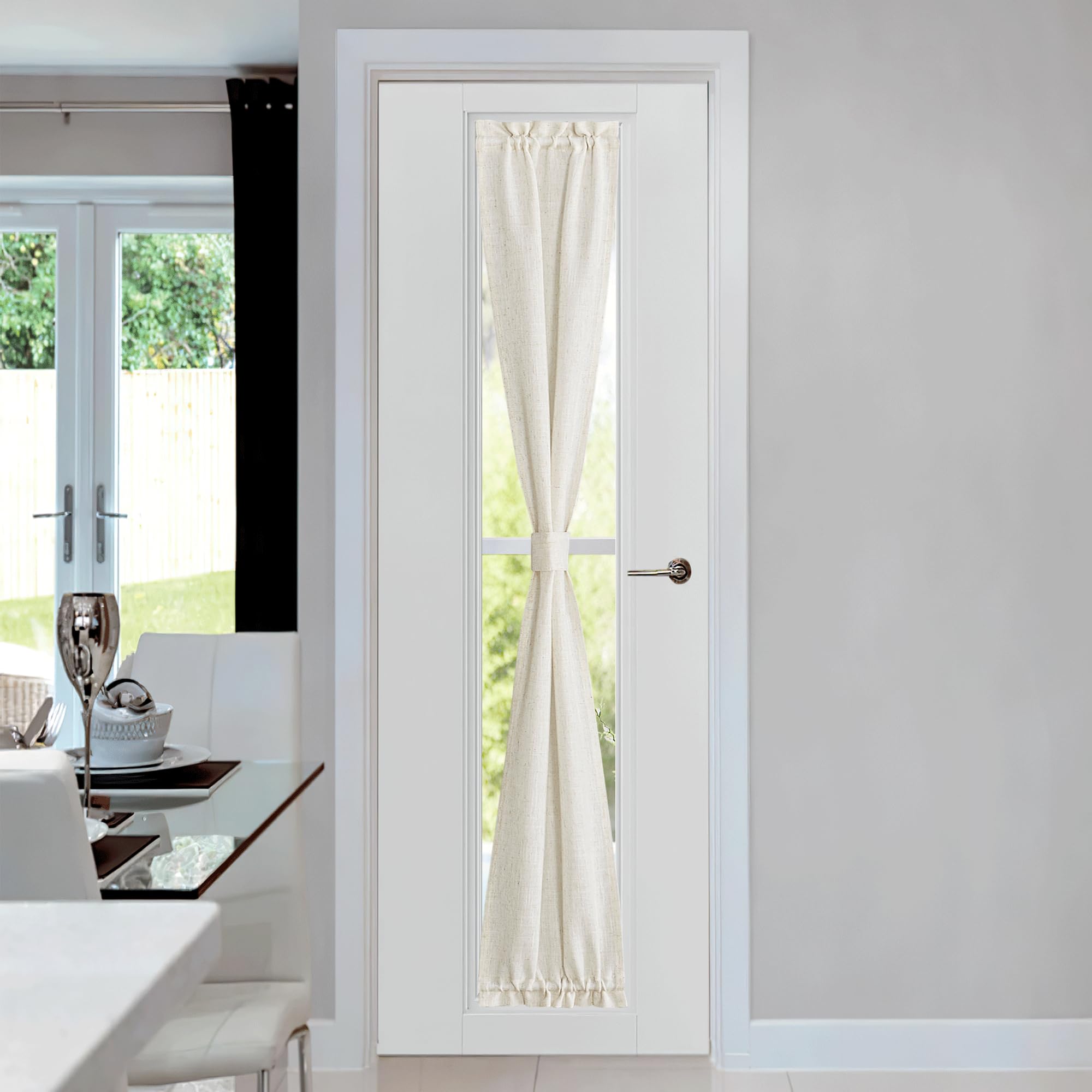 Snapklik.com : NICETOWN Linen Sidelight Curtains - 12 Wide X 72 Long ...