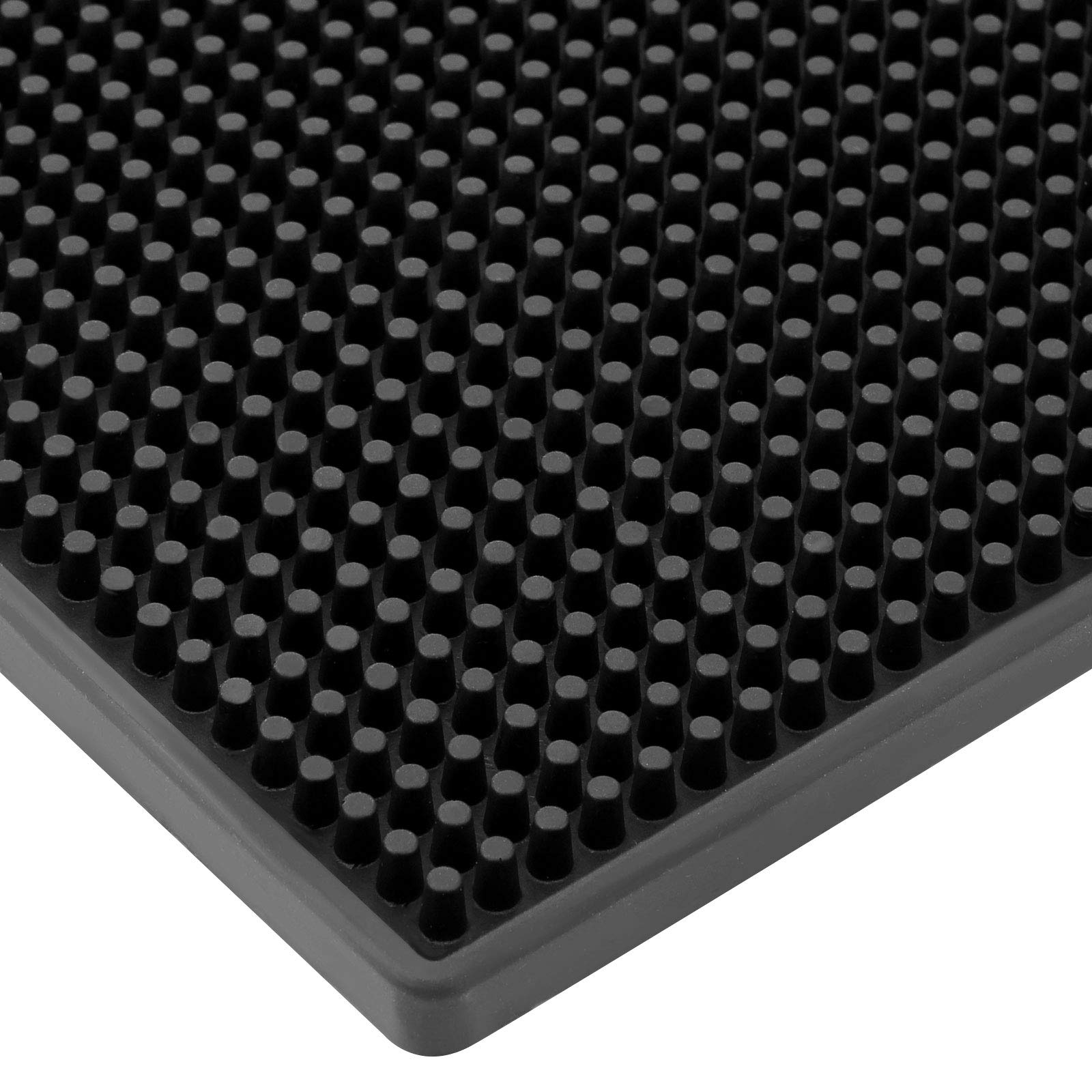 Snapklik.com : ZEONHEI 4 Pack 6 X 12 Inch Rubber Bar Service Mat