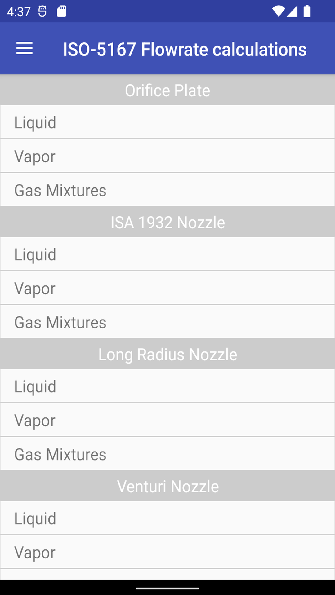 ISO-5167 Flowrate Calculations - App on Amazon Appstore
