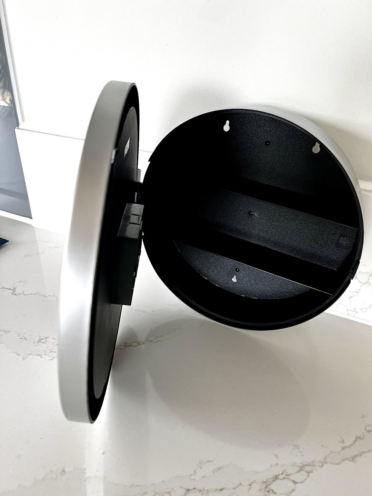 SECRET WALL CLOCK HOME SAFE VALUABLES MONEY BOX STASH CASH JEWELLERY ...