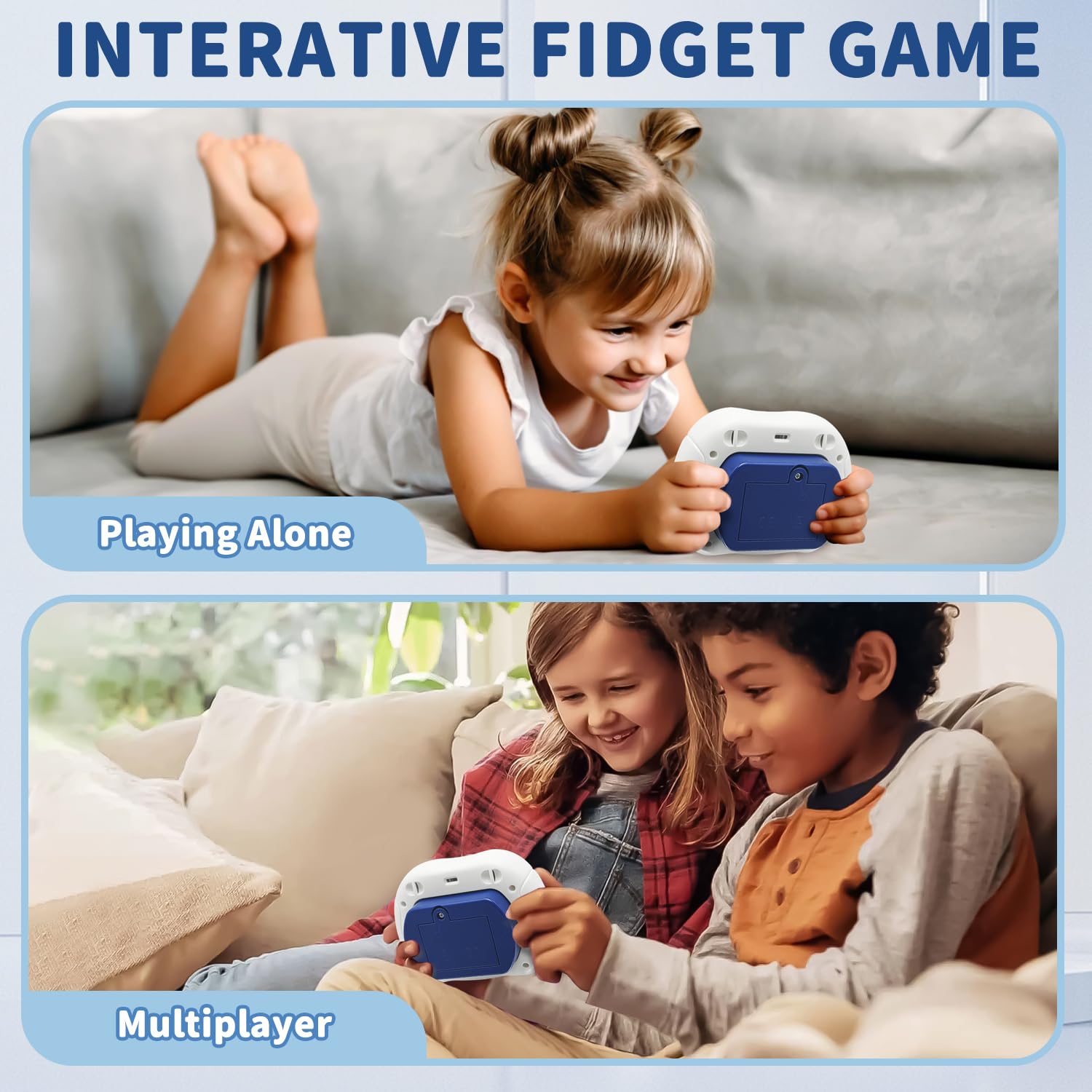 Snapklik.com : Pop Game Light Up Fidget Toy For Kids, 6 Modes LED ...