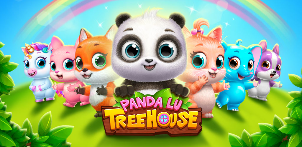 Panda Lu Treehouse - Cute Pet Care & Building Fun for Kids - Aplicativo ...