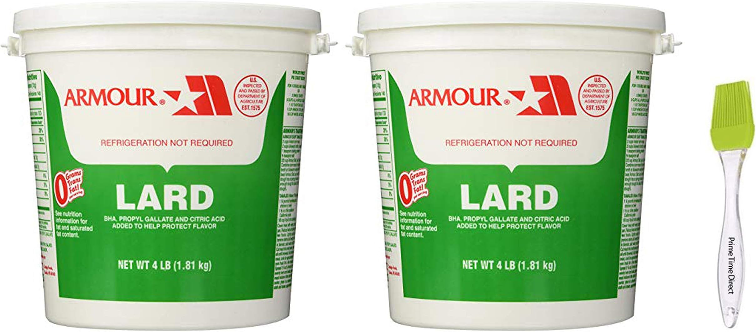 Amazon.com : Goya Foods Refined Lard, 4 Pound Tub : Allspice Spices And ...