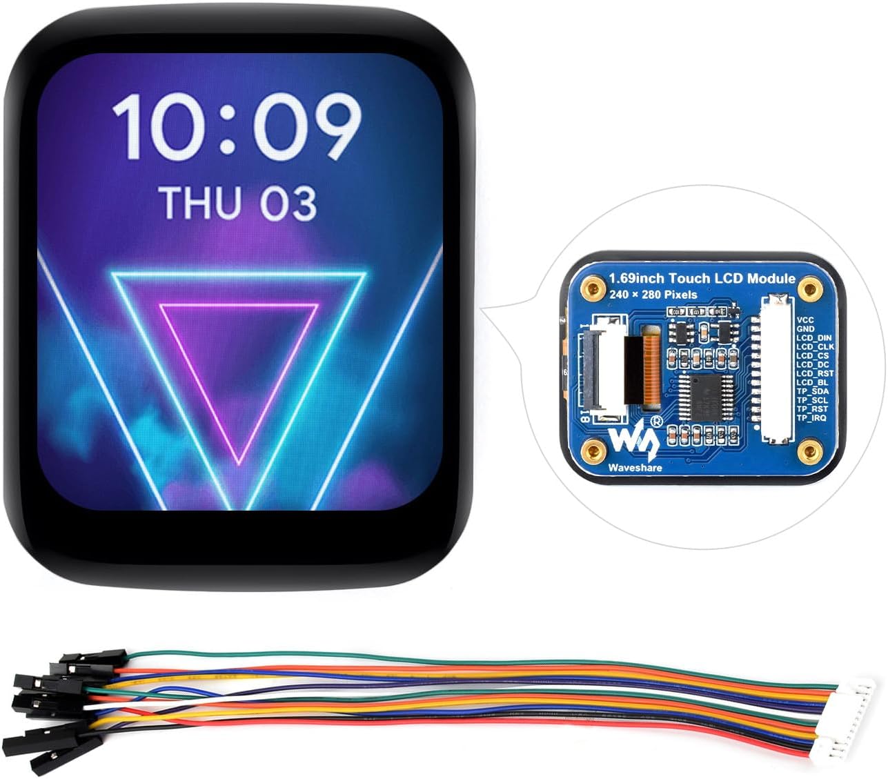 Waveshare 7.5 Inch E-Paper Display Hat Module V2 Kit 800x480 Resolution ...