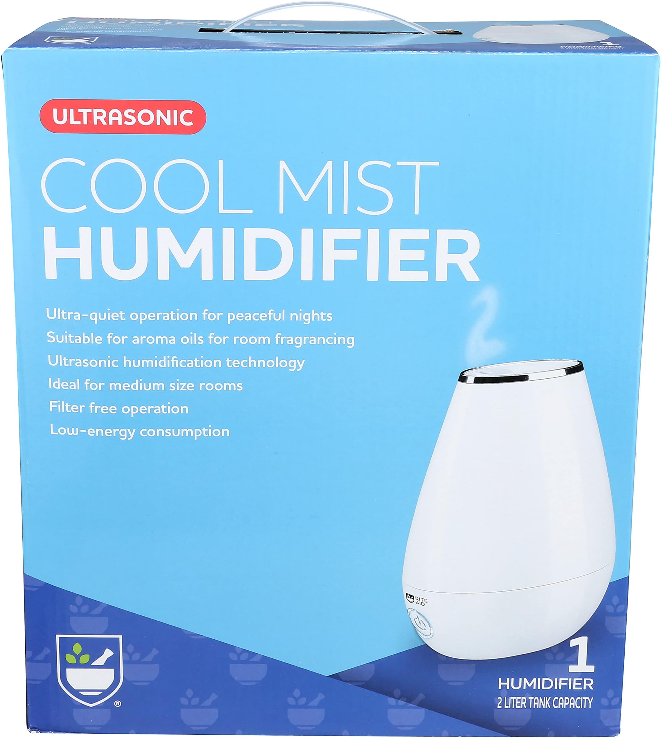 Amazon.com: Rite Aid Cool Mist Humidifer Quiet Air Humidifier for ...