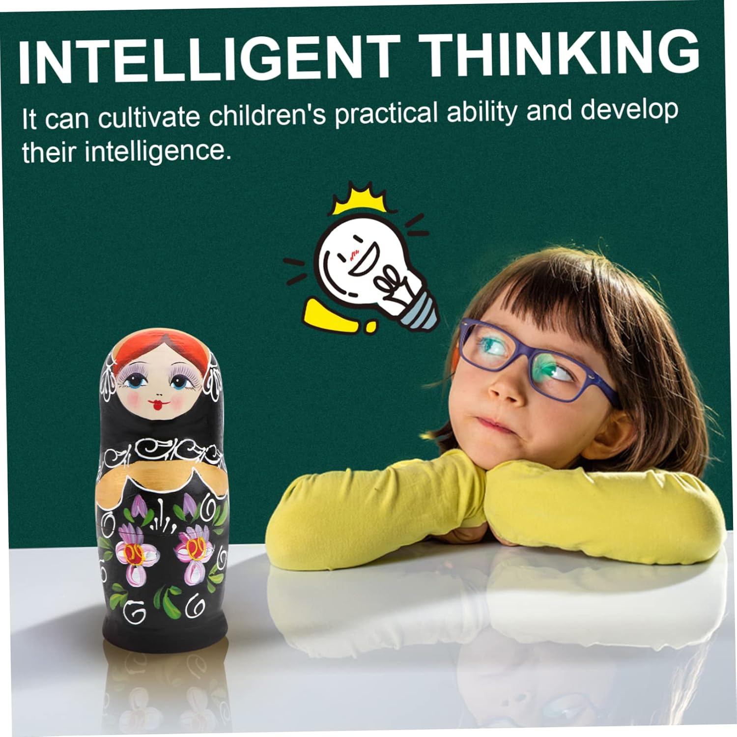 Kids Dolls Stacking Toy Russian Dolls Dolls Christmas Russian Stackable ...