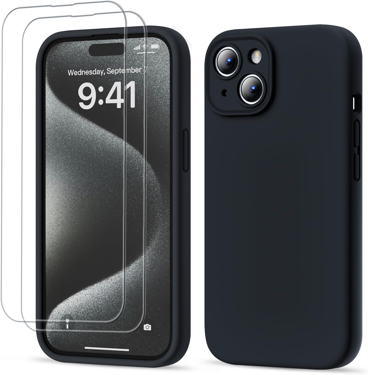 Amazon.com: LOVE 3000 Compatible with iPhone 15 Case, [Smooth Silicone ...