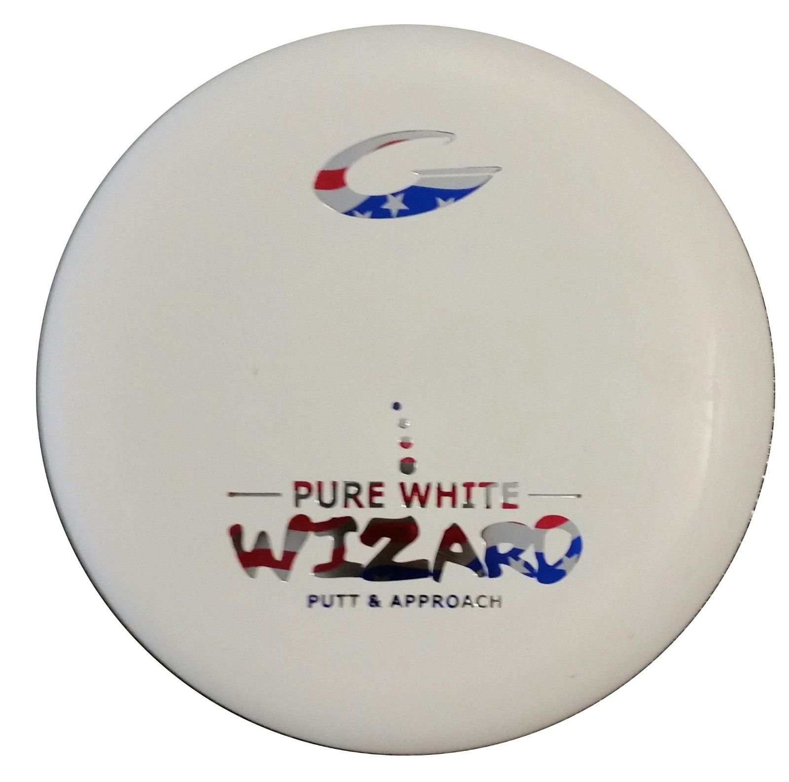 Snapklik.com : Gateway Wizard Pure White Disc Golf Putter Approach Disc