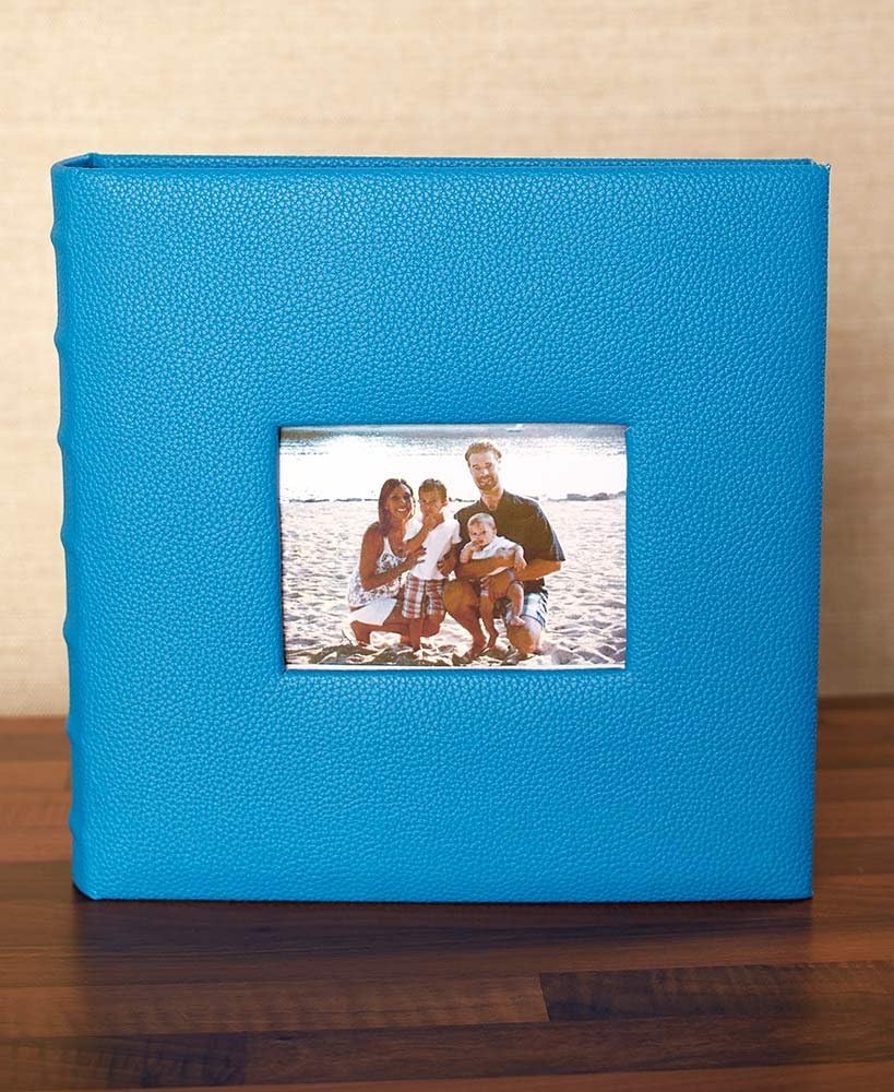 Amazon.com: Bigbolo 510-Photo Multi-Directional Blue Faux Leather ...