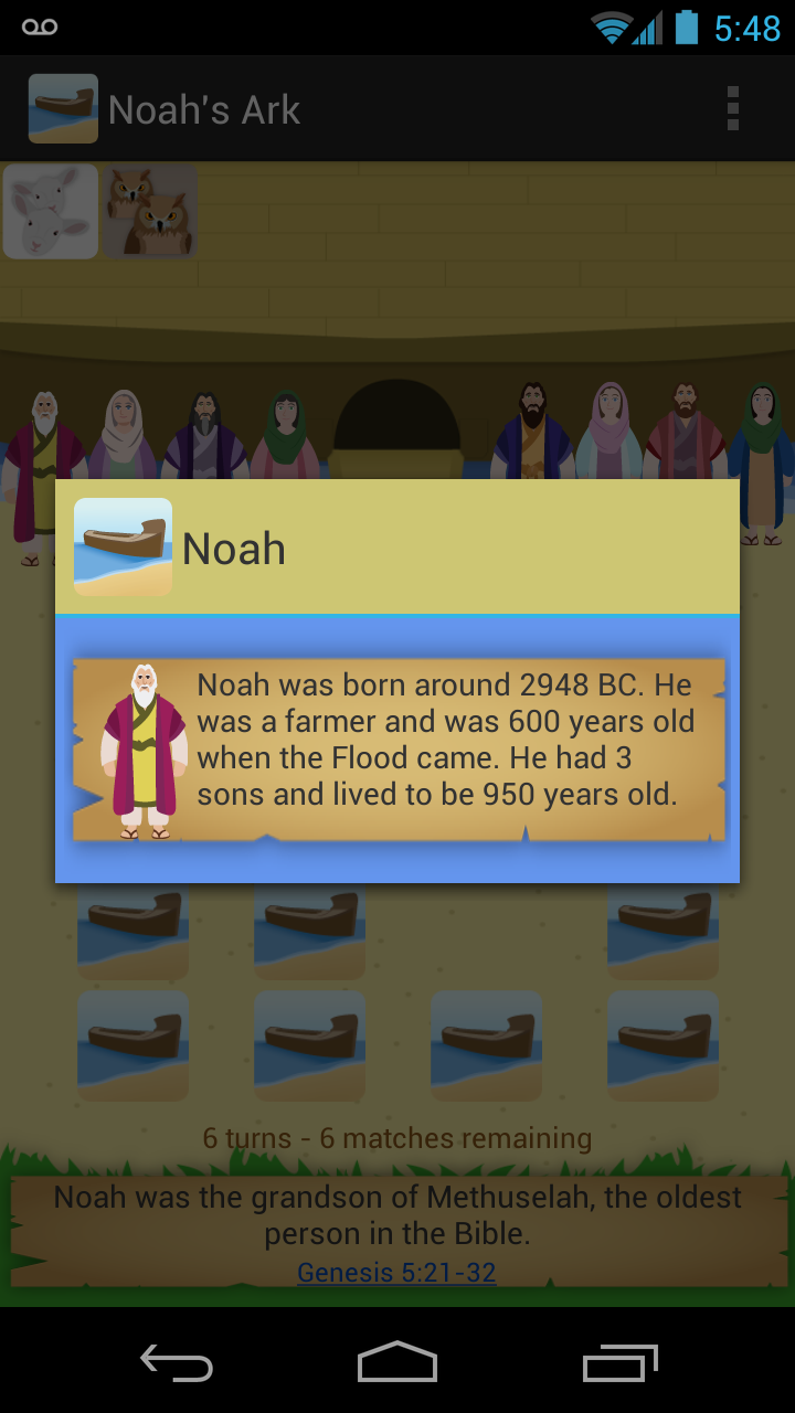 Noah's Ark Bible Match Game - App on Amazon Appstore