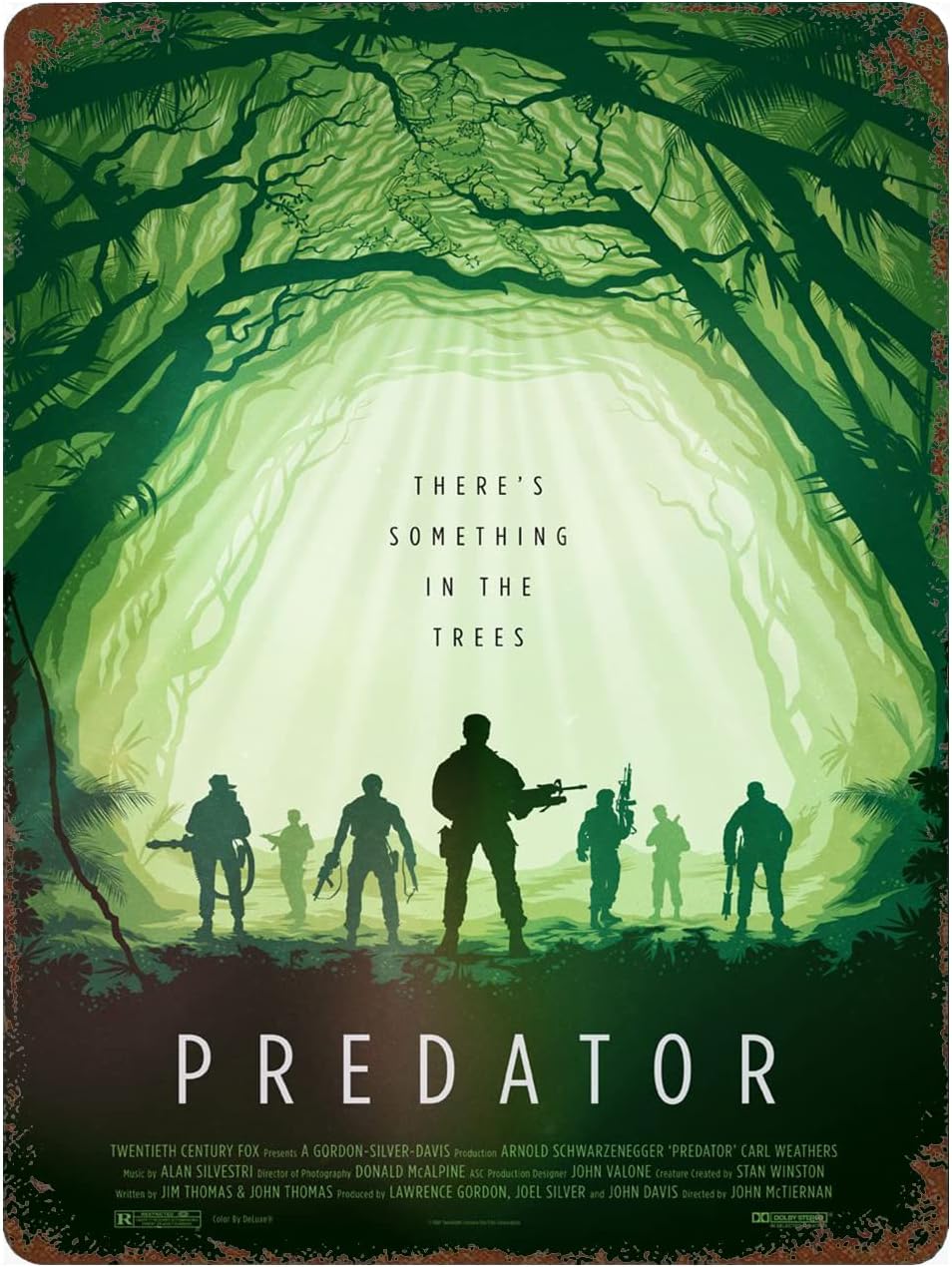 Amazon.com: HZYXH Movie Series Vintage Retro Tin Sign- Predator Movie ...