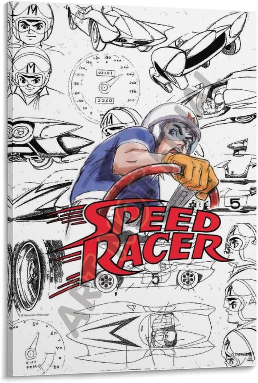 Amazon.com: Speed Racer Anime Posters Movie Cool Aesthetic Posters Guys ...