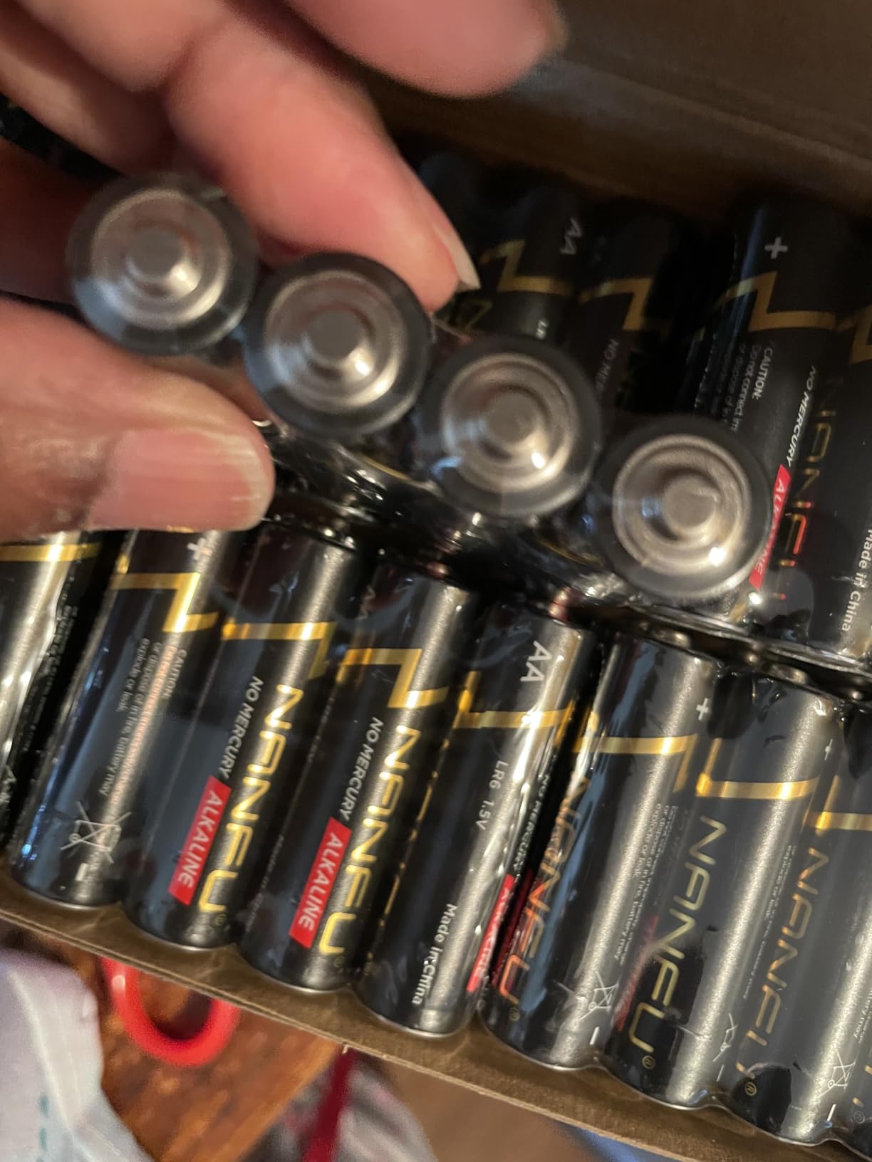 Amazon.com: NANFU AA Batteries (48 Count), 10 Year Shelf-life 1.5v ...