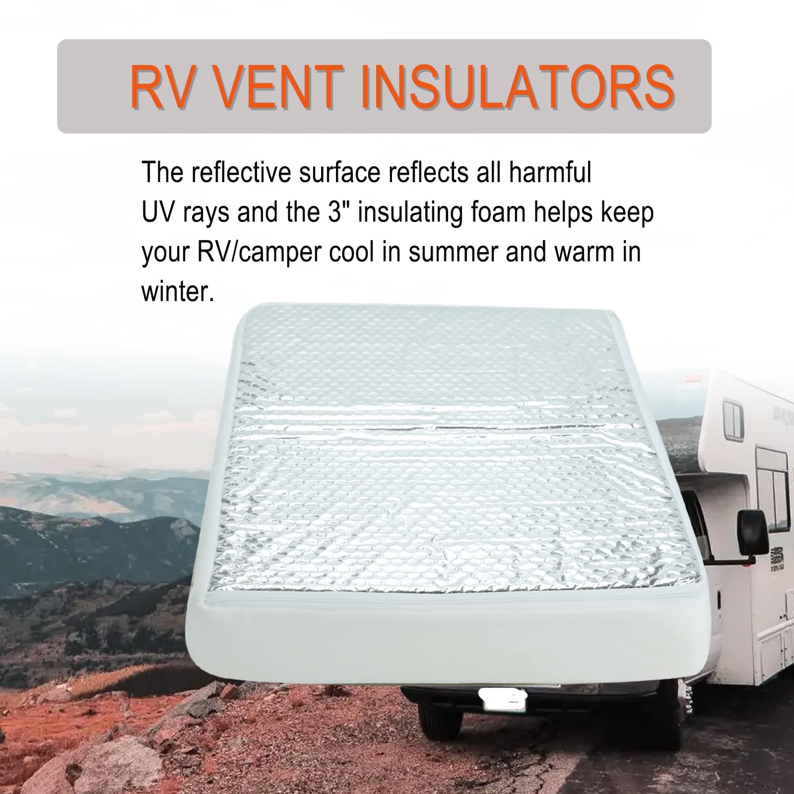 Snapklik.com : PRUNkuar RV Vent Insulator, 22" X 14" X 3" RV Vent ...