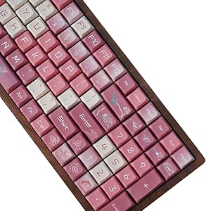 Amazon.com: 127 Key XDA Height Keycaps Matte Texture and Wear ...
