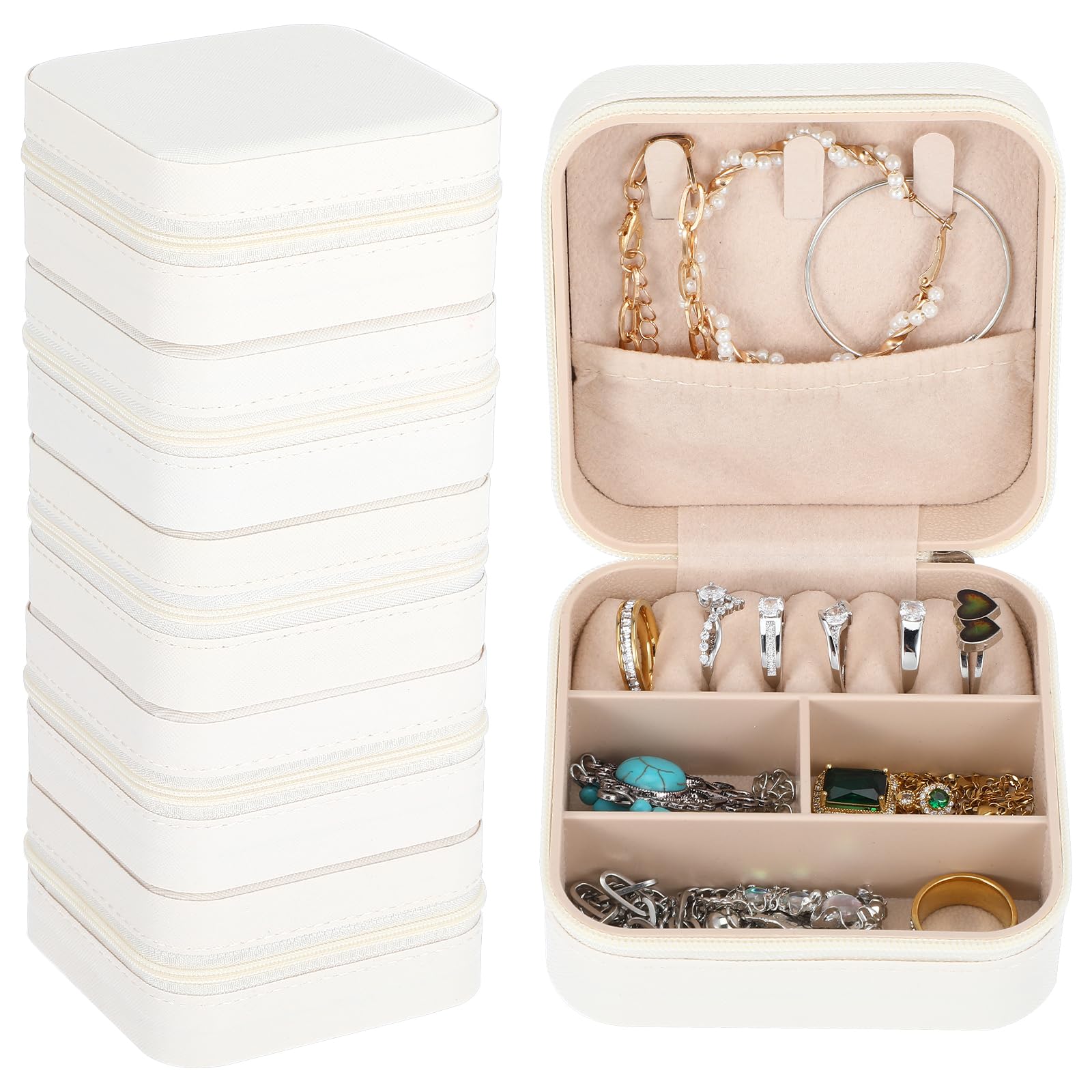 Amazon.com: AHQiZFX 6 PcsTravel Jewelry Case, Bridesmaid Gifts Box ...