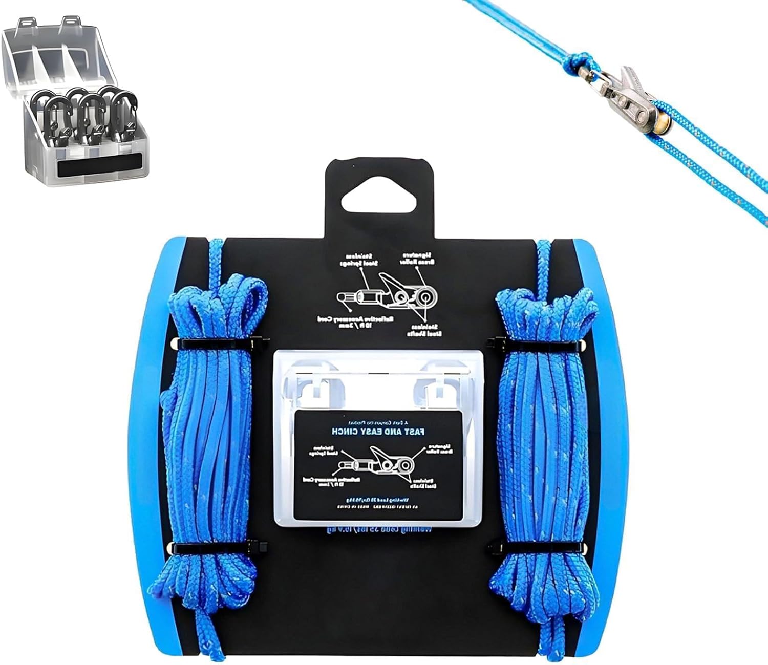 Amazon.com : Marine Grade Stainless Steel Rope Roller, 3-6mm Compact ...