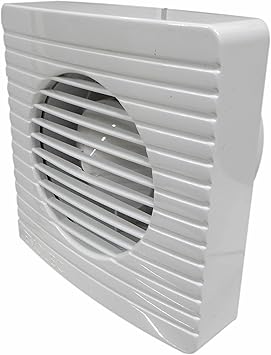 EVOLEC 4 inch extractor fan - 100mm - with timer - for bathrooms and ...