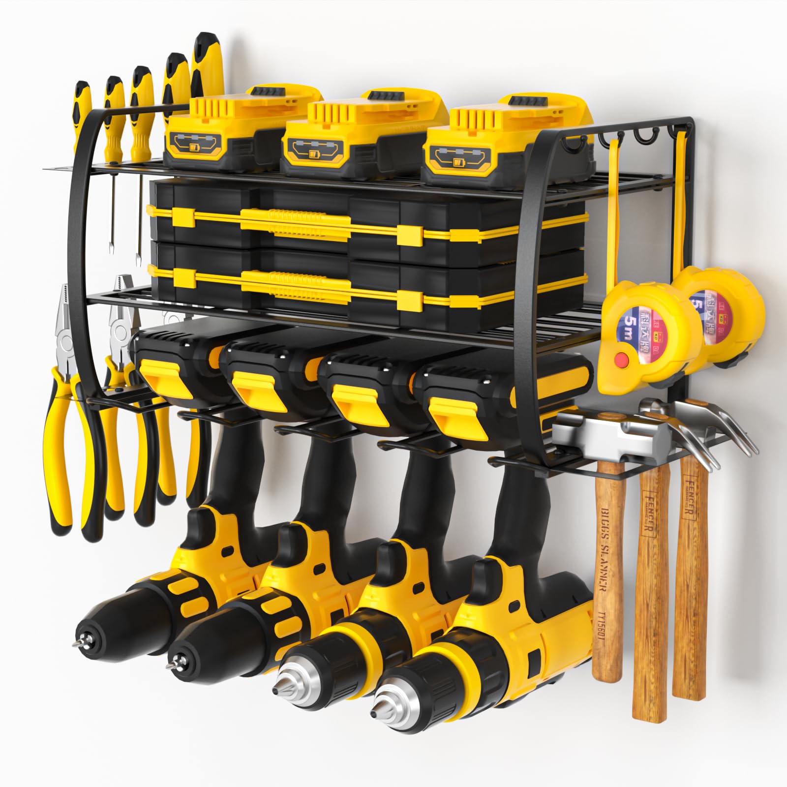 VITABONA Power Tool Organizer Wall Mount, Drill Holder Wall Mount ...