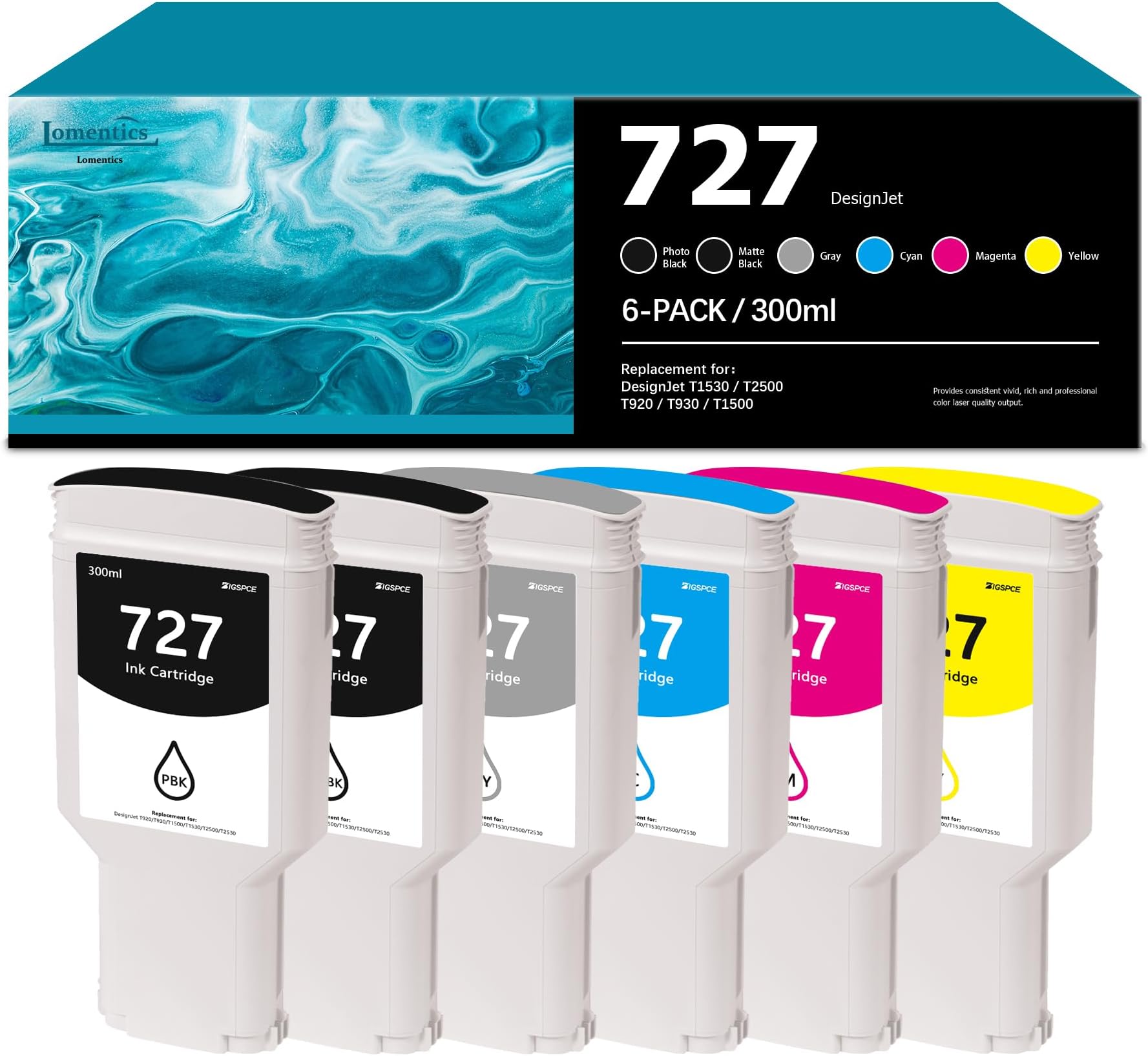 Amazon.com: HP 727 (B3P22A) Ink Cartridge - Matte Black : Office Products