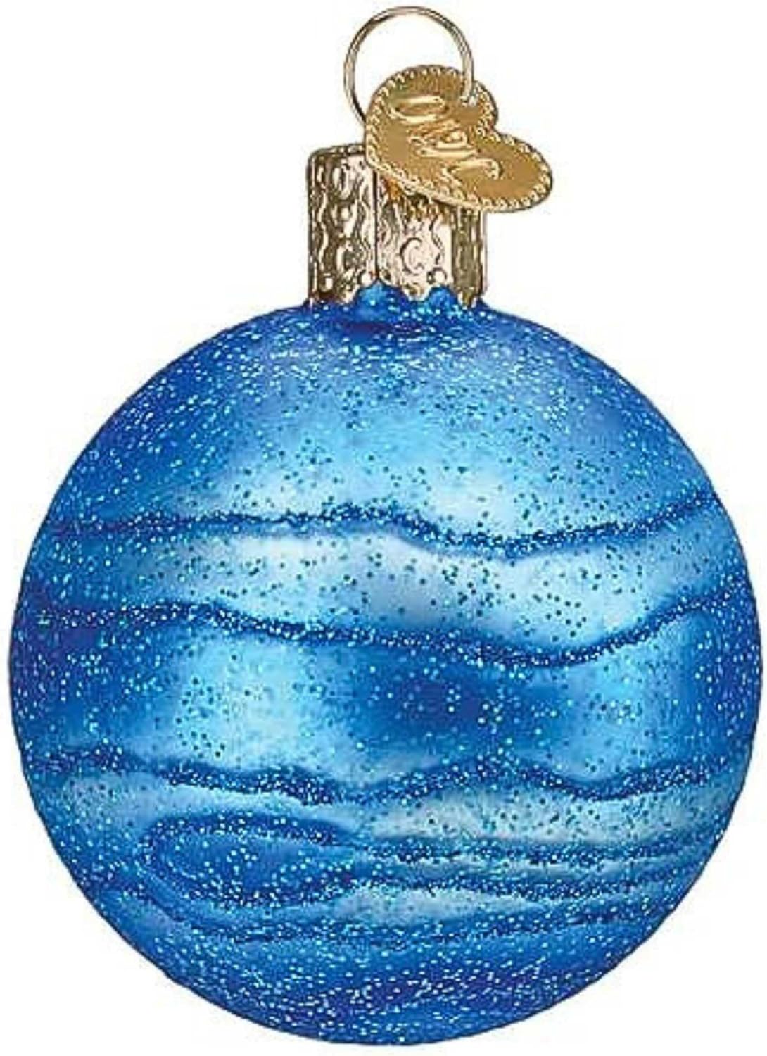 Amazon.com: Old World Christmas Planet Neptune Glass Blown Ornament for ...