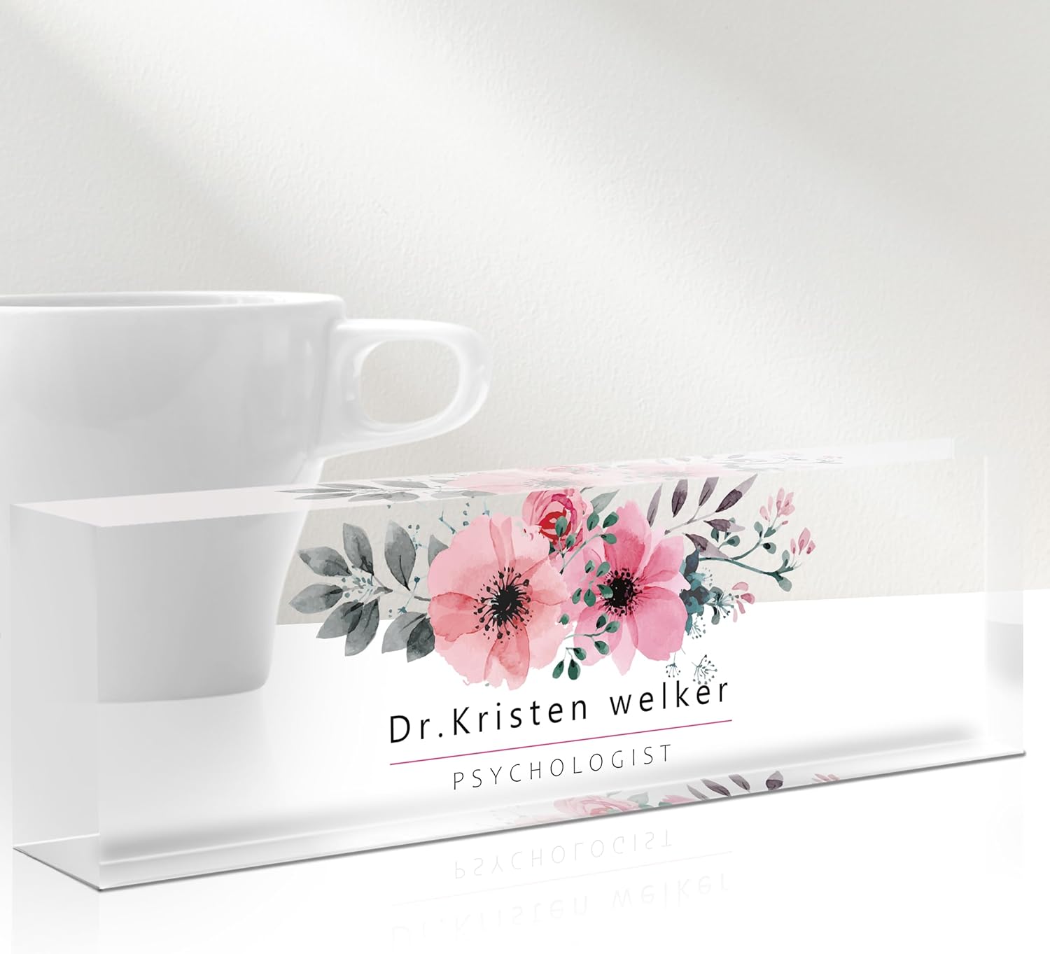 Amazon.com: Desk Name Plate Personalized, Custom Name Plates for Desks ...