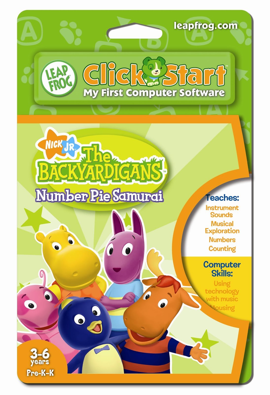 Buy LeapFrog ClickStart Game: The Backyardigans Number Pie Samurai ...