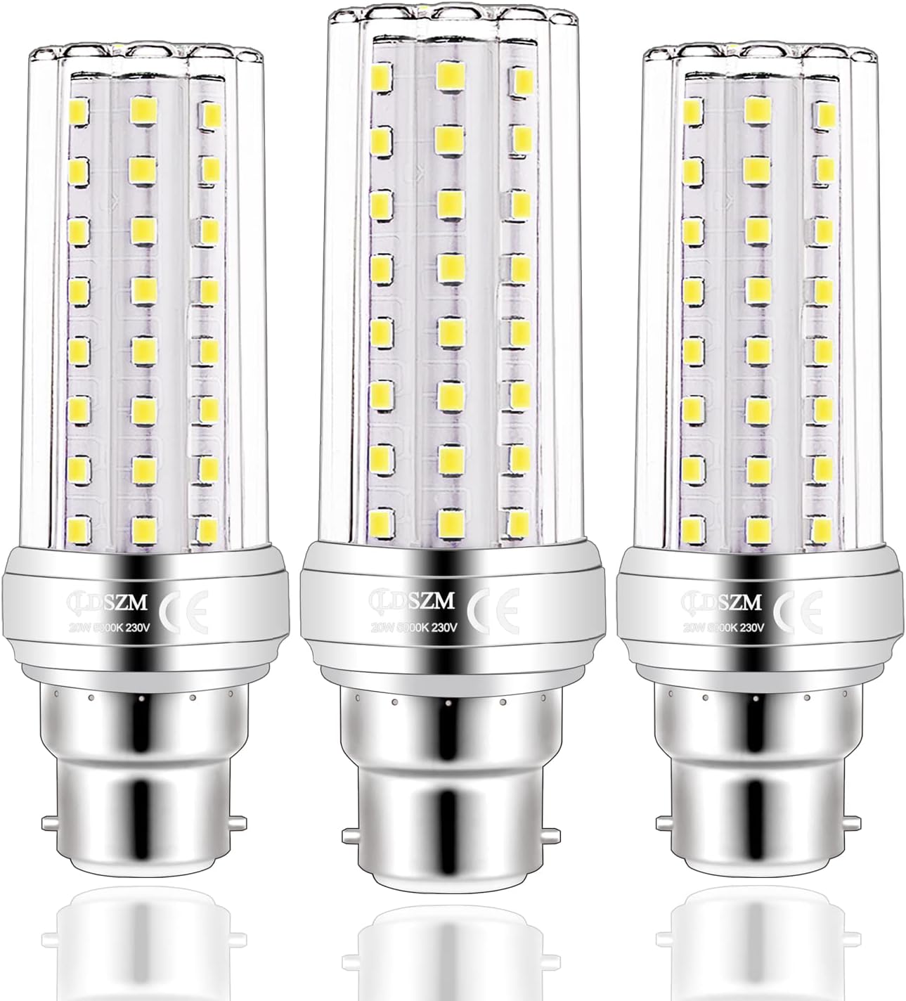 B22 LED Bulbs, 20W Bayonet LED Candelabra Bulb 100 Watt Equivalent ...