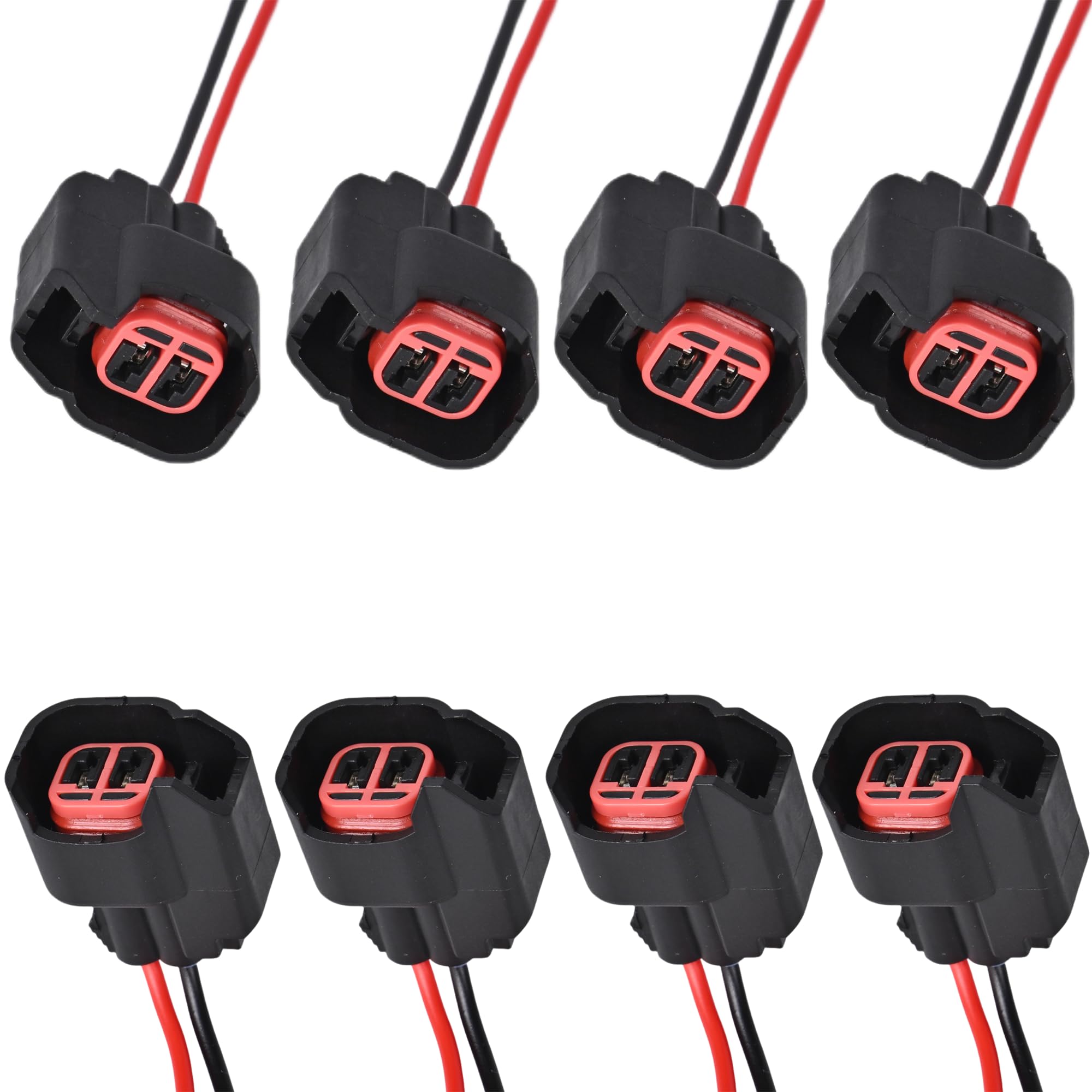 Snapklik.com : 8 PCS Fuel Injector Connector Pigtail,Fuel Injectors ...