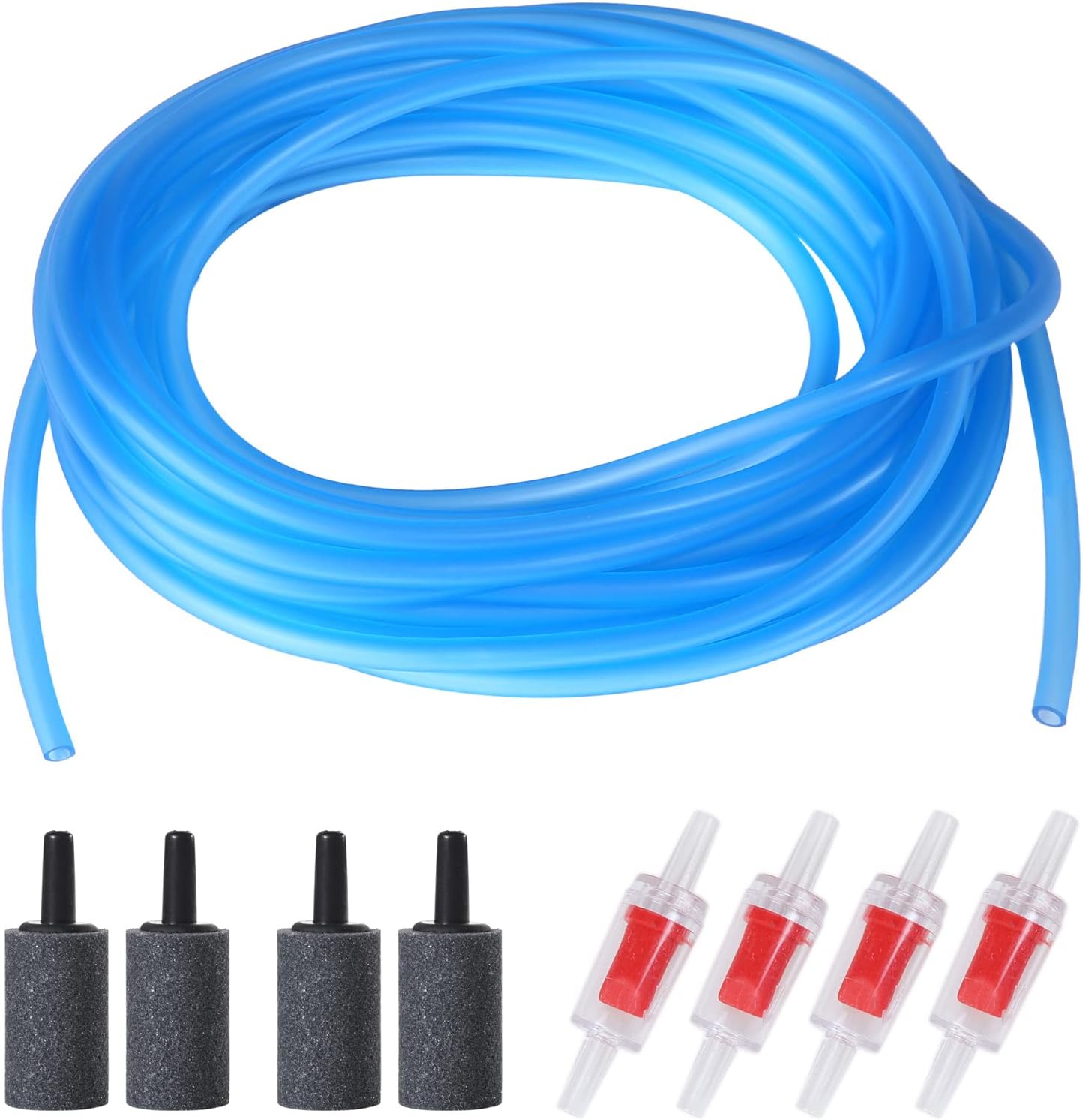 13 Feet Airline Tubing with Air Stones, Check Valves, Control Valve and ...