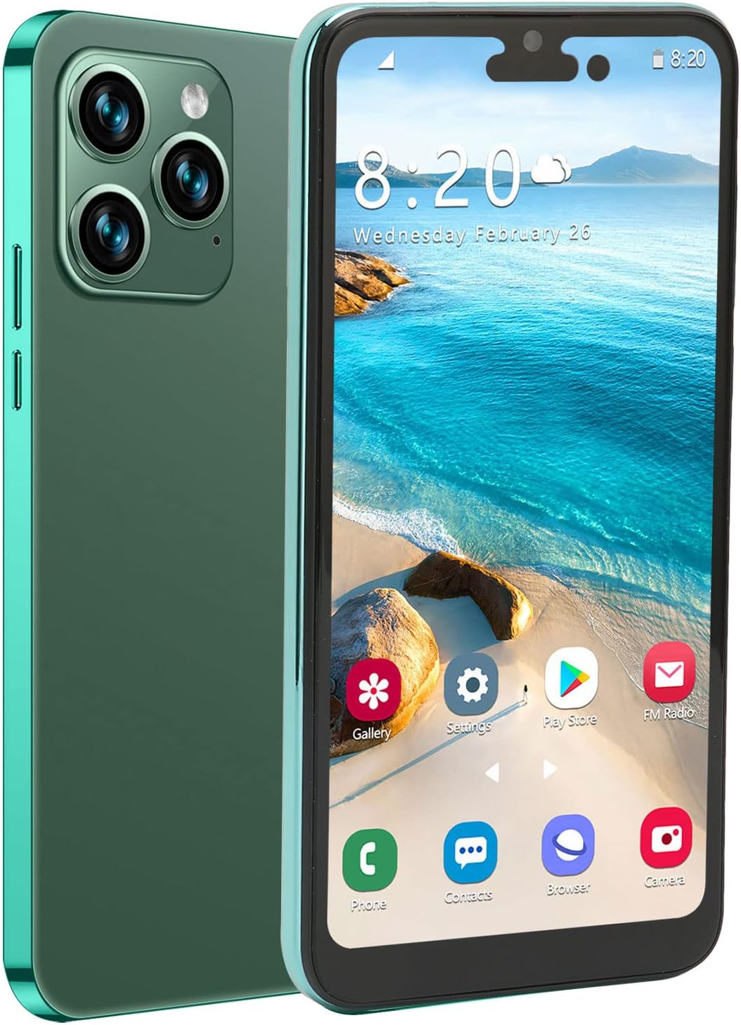 Desbloqueado Teléfono Inteligente, 5.45in 1+8GB 128GB Almacenamiento ...