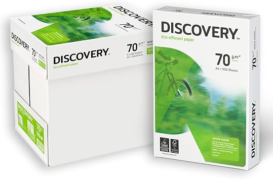 Discovery Paper A4 70gsm 1 ream (500 sheets), White : Amazon.co.uk ...