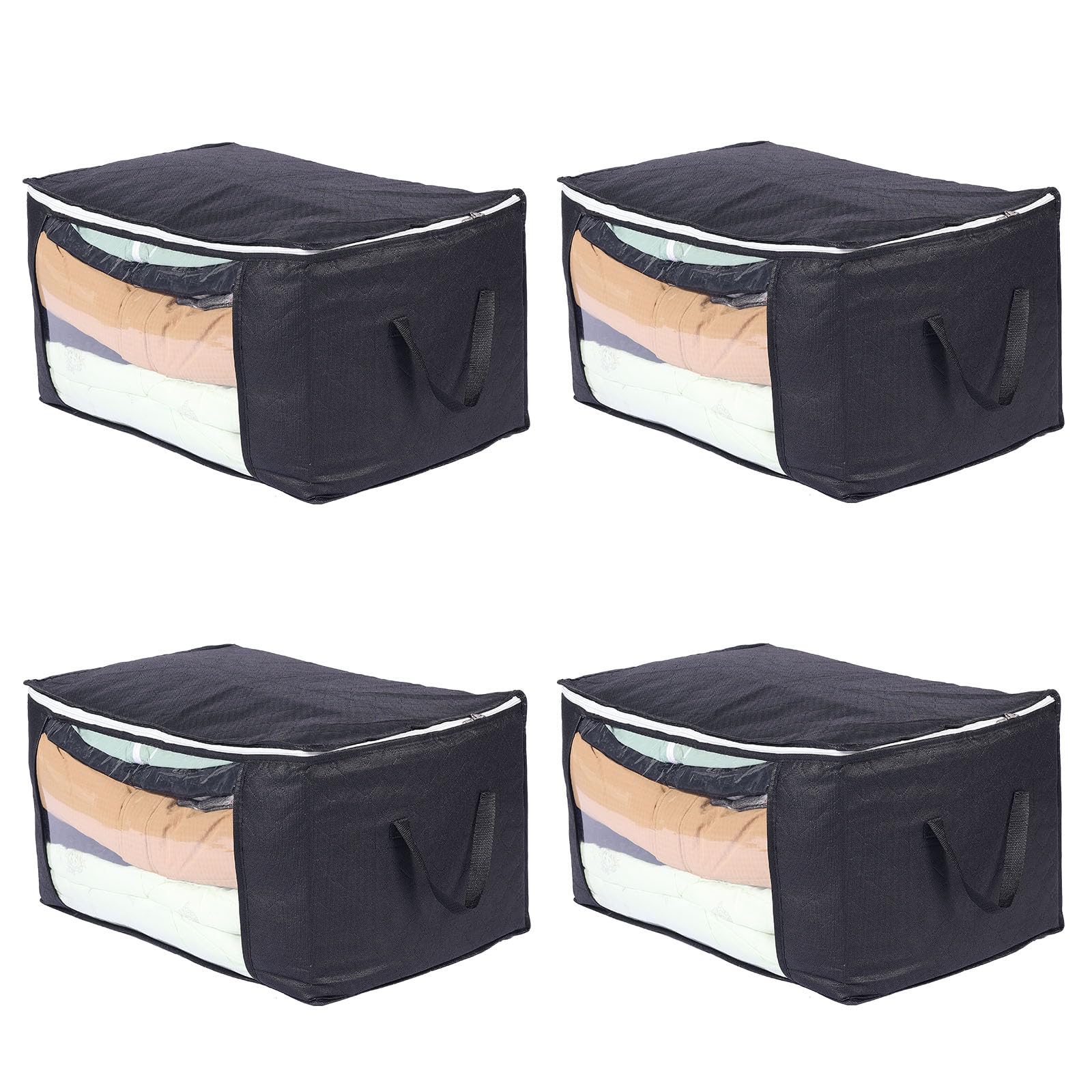 Amazon.com: HOMEVYARSK Large Capacity Storage Bags,Stackable And ...