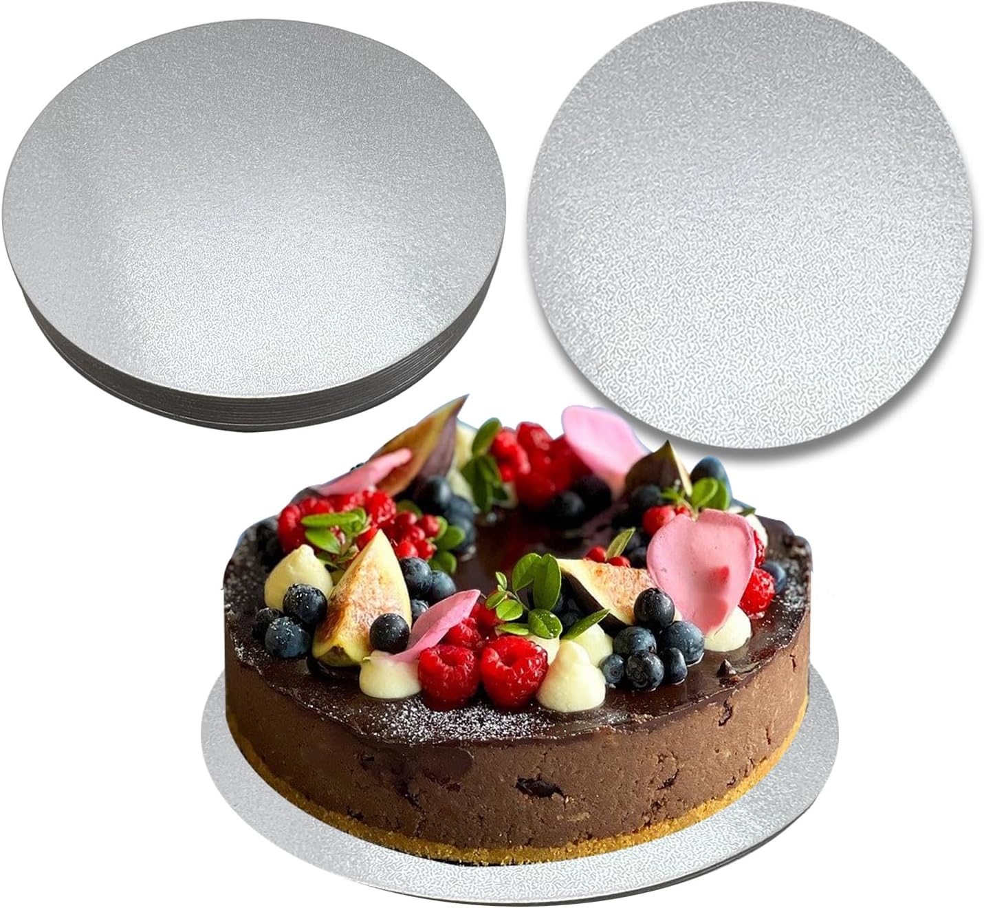 Amazon.com: XYSMZM 12 Pcs Cake Boards, 10 Inch Cake Base Cardboards ...
