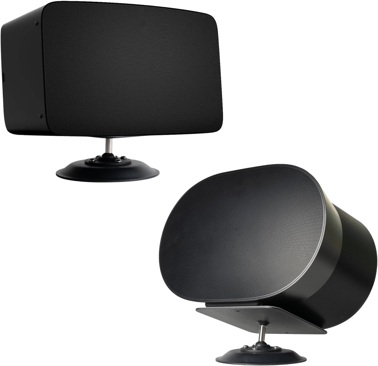 Amazon.com: shinar Metal Desktop Speaker Stand Table Desk Stand ...