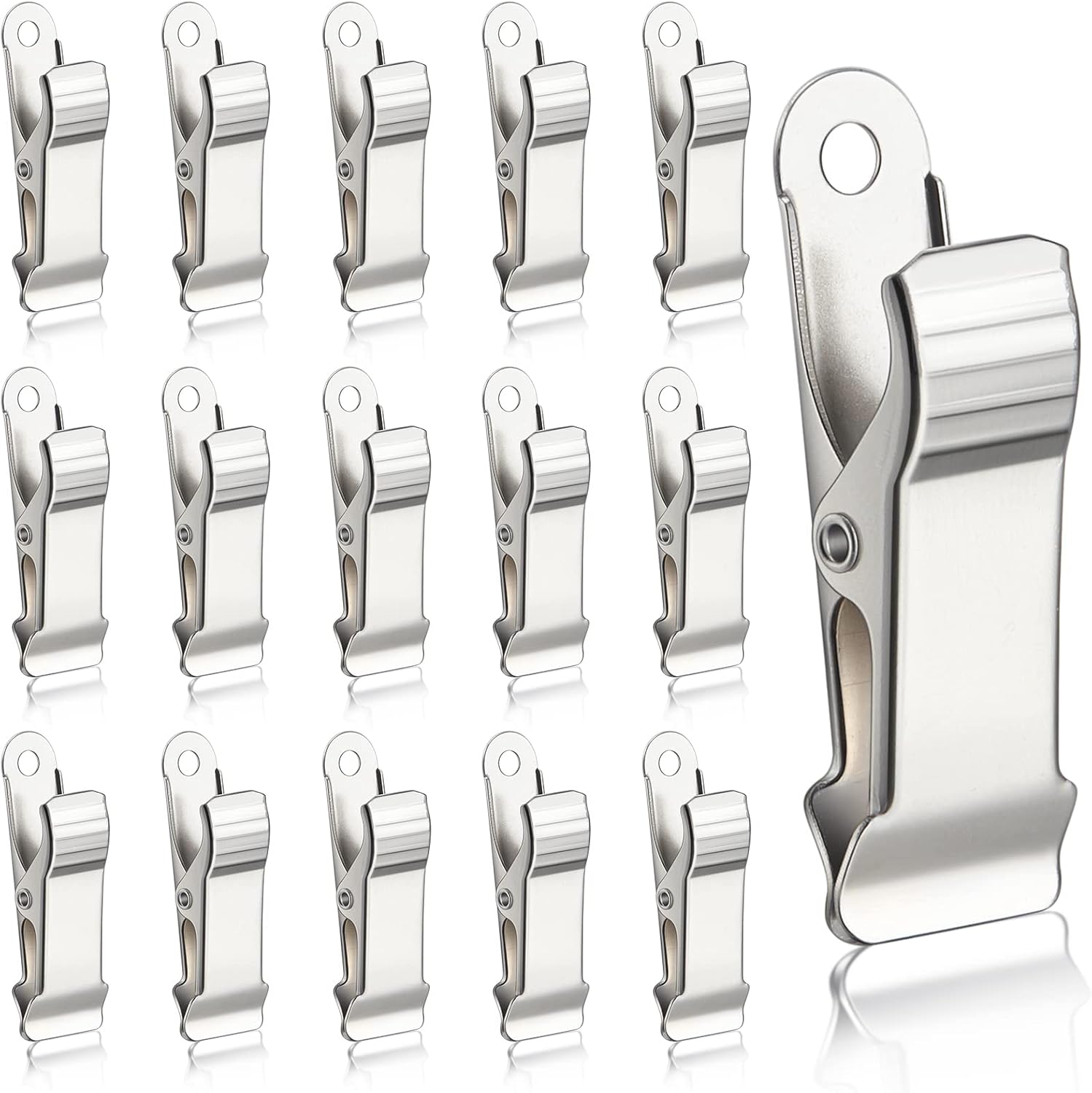 Metal Mini Clamps Mini Spring Clamp Crocodile Alligator Clips Silver ...