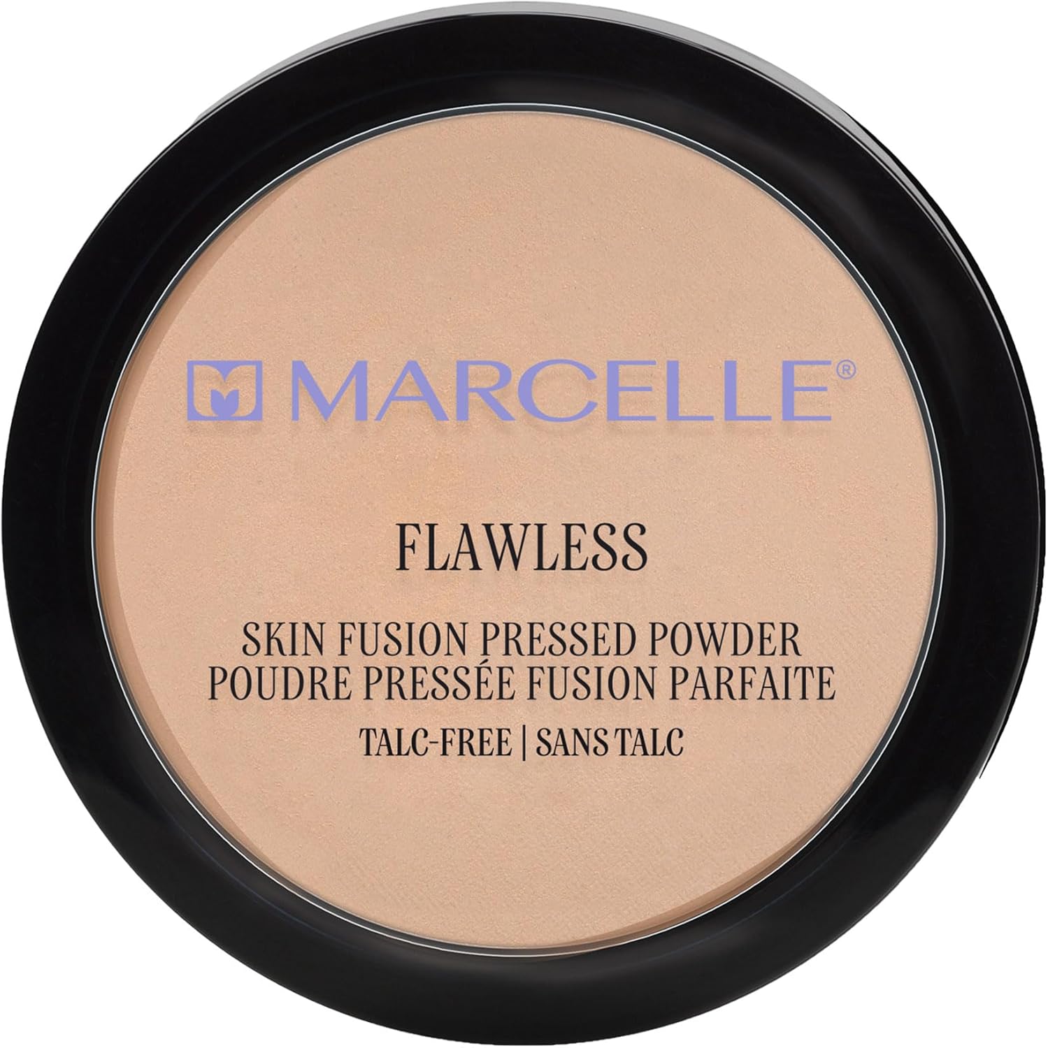 Marcelle Flawless Skin Fusion Pressed Powder, Buff Beige, Talc-Free ...