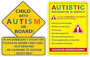 Amazon.com - eDesign 2-Pack Child with Autism Alert Responders and ...