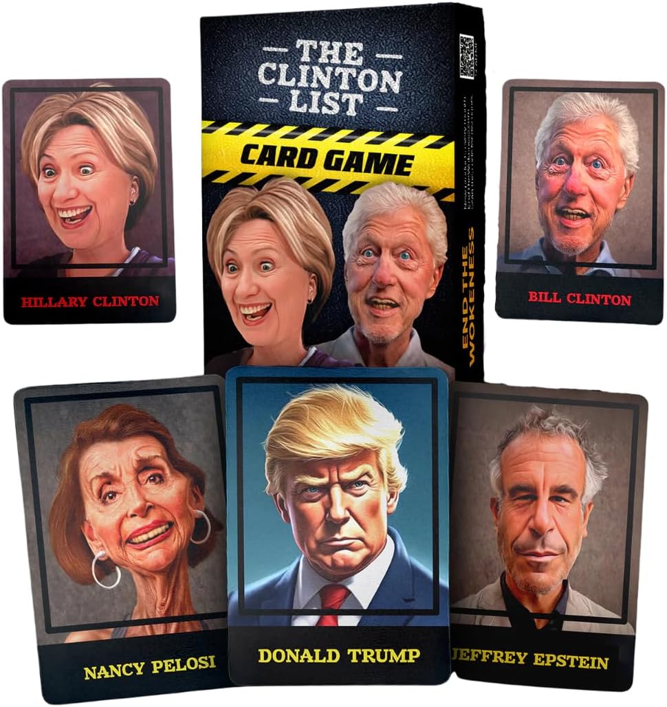 Amazon.com: END THE WOKENESS The Clinton List Card Game – from The ...