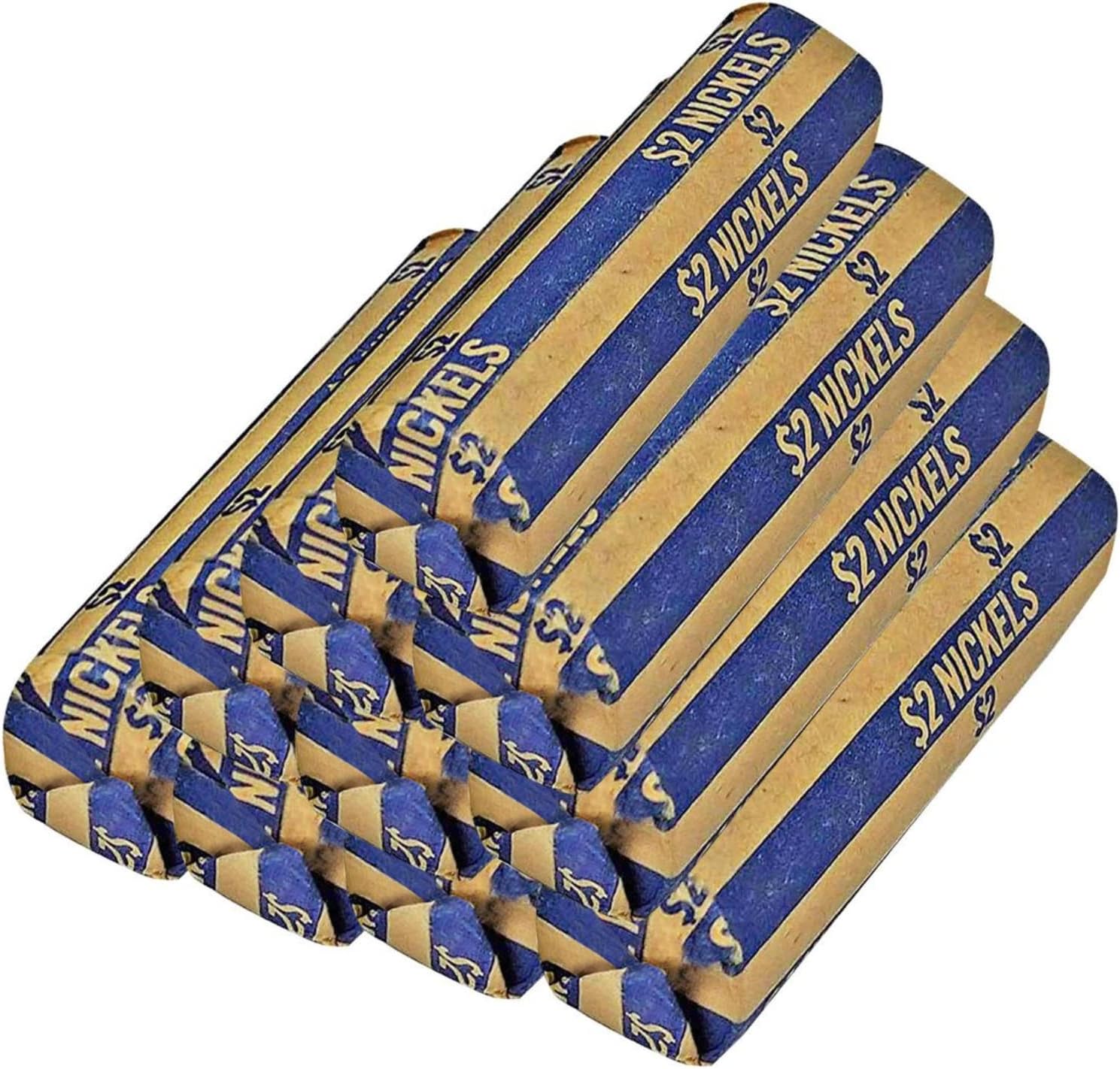 Amazon.com : J Mark 100 Coin Roll Wrappers, Made in USA, J Mark Coin ...
