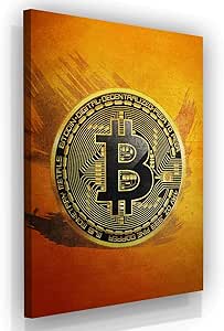 Amazon.com: SuccessHunters Bitcoin Wall Canvas Print Motivational Hodl ...