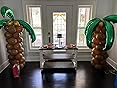 Amazon.com: 100 Pcs Palm Tree Leaves Balloons Coconut Balloons Set 10 ...