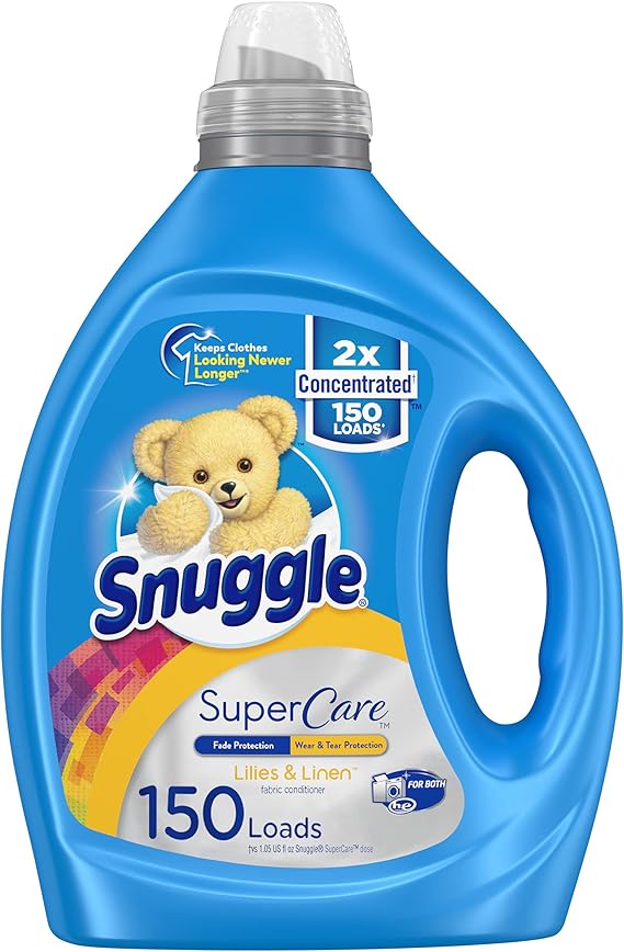 Amazon.com: Snuggle SuperCare Laundry Fabric Softener Liquid, Lillies ...
