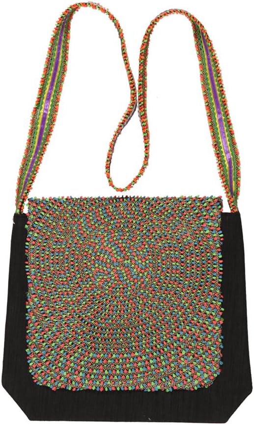 Amazon.com: Black & Colour Full Shoulder Bag Ideal For Women Made by ...